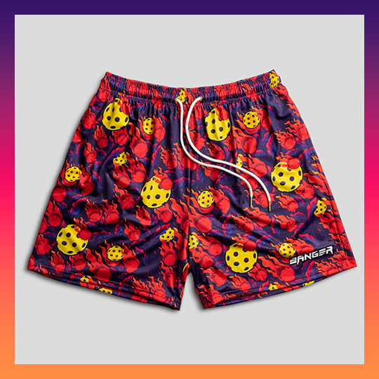 Vibrant Pickleball Shorts | The Conversation Starter – Banger Pickleball